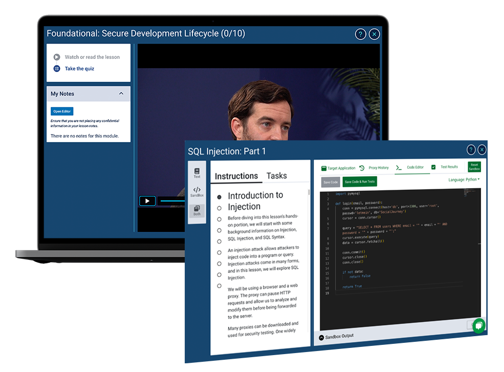 Security Journey - Try Our Training